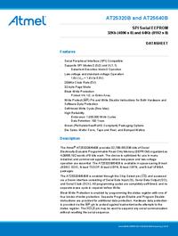 AT25320B-XHL-B, 32 kB EEPROM, 80 ns 8-Pin SOP Serial-SPI – купить оптом ...