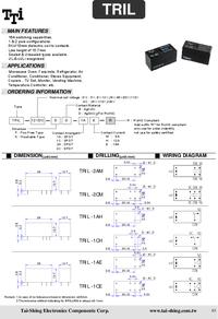 TRIL-5VDC-SD-2CM-R, Tai Shing (TTI) | купить в розницу и оптом