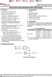 SN74LVC541APWG4, Buffers & Line Drivers Octal Buffer/Driver W/3-State ...