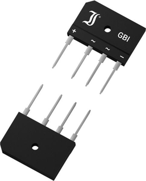 Diotec Semiconductors bridge rectifier, 80 V, 160 V (RRM), 5 A, SIL ...