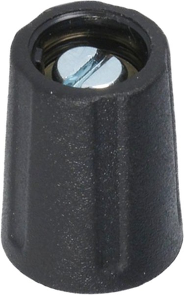 Rotary knob, 6 mm, plastic, black, Ø 13 mm, H 15 mm, A2513060 – купить ...