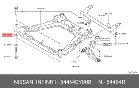 54464CY00B, Опора подрамника NISSAN JUKE (F15), QASHQAI (J11), X-TRAIL ...