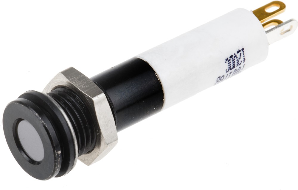 Panel Mount Indicator, 12V dc, 8mm Mounting Hole Size, Solder Tab ...