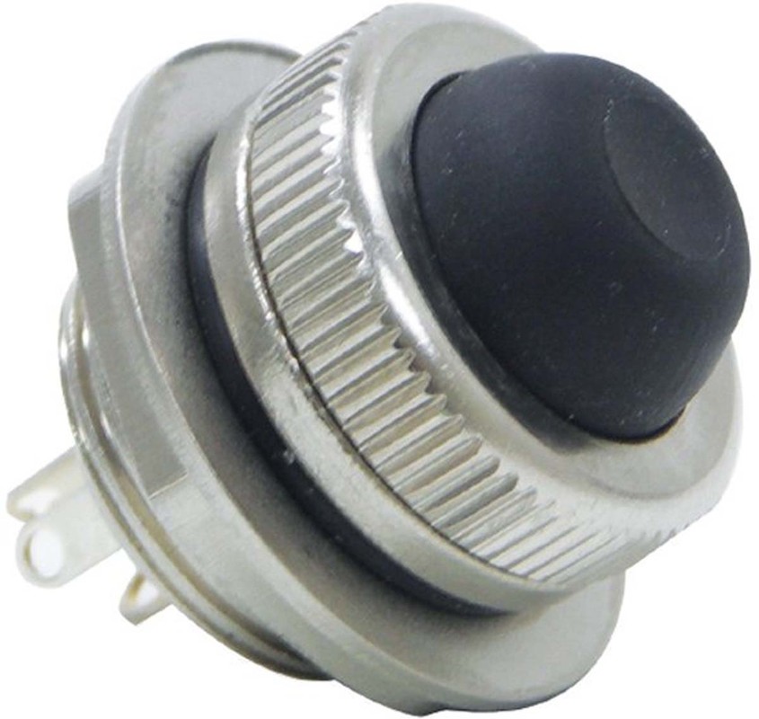 913S, Push Button Switch, Momentary, Panel Mount, 16mm Cutout, 48V dc ...