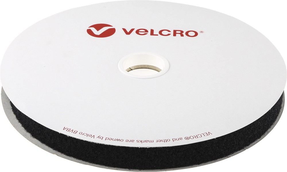 EB52020330130494 Black Hook Loop Tape 20mm x 10m Velcro