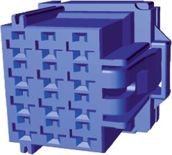 AMP MCP 2.8 Automotive Connector Socket Blue 12 Way 6-968972-1 – купить ...