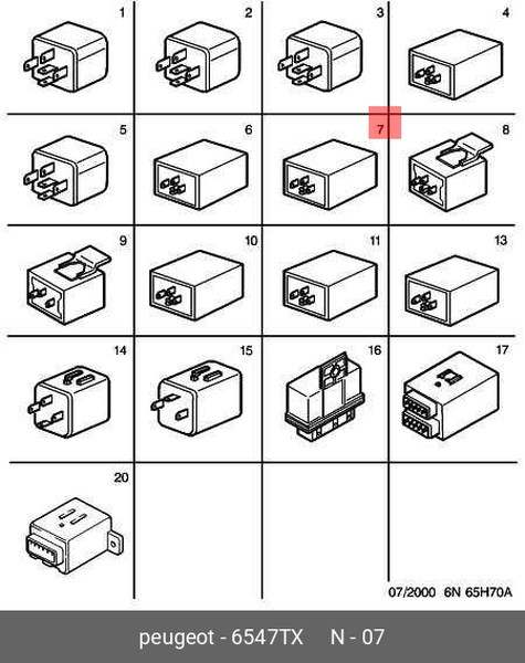 6547.TX, Реле втягивающее – купить оптом и в розницу