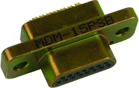 MDM-15PSB, D-Sub Micro-D Connectors MICRO 15 M SOD – купить оптом и в ...
