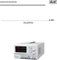 QJ3005G III, Источник питания 0-30V-5Ax2; 5V3A 150W, QJE | купить в ...