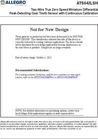 ATS642LSHTN-I1-T, Sensor Interface TRUE ZERO SPEED DIGITAL SPEED SENSOR ...