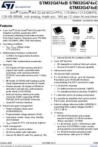 STM32G474CEU6, ARM MCU, STM32 Family STM32G4 Series Microcontrollers ...