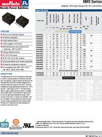 NME0505SC, DC/DC преобразователь, 1 Вт, вход 4.5-5.5В, выход 5в/0.2А ...