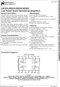 LM2902N, Счетверенный операционный усилитель малой мощности, [DIP-14 ...