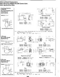 172168-1, Разъем Mini-Universal MATE-N-LOK, розетка 6PIN без контактов ...