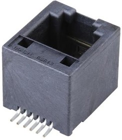 85513-5010, Modular Connectors / Ethernet Connectors VERT. LOW PROF ...