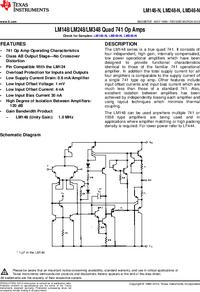 LM348N, Счетверенный операционный усилитель, [DIP-14] – купить оптом и ...