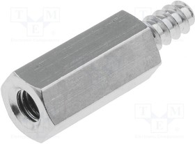 TFM-ST2.9X12/M3, Дистанцирующая стойка с резьбой, 12мм, Внутр.резьба ...