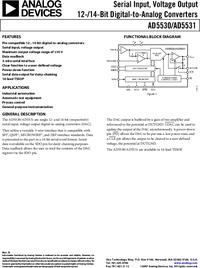 AD5530BRUZ-REEL7, DAC 1-CH R-2R 12-bit 16-Pin TSSOP T/R – купить оптом ...