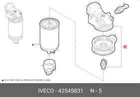42545831, 42545831_насос системы топливной подкачивающий, IVECO ...