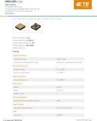 830M1-0025, ACCELEROMETER, 0.05V/G, 5.5V, LCC, TE Connectivity | купить ...