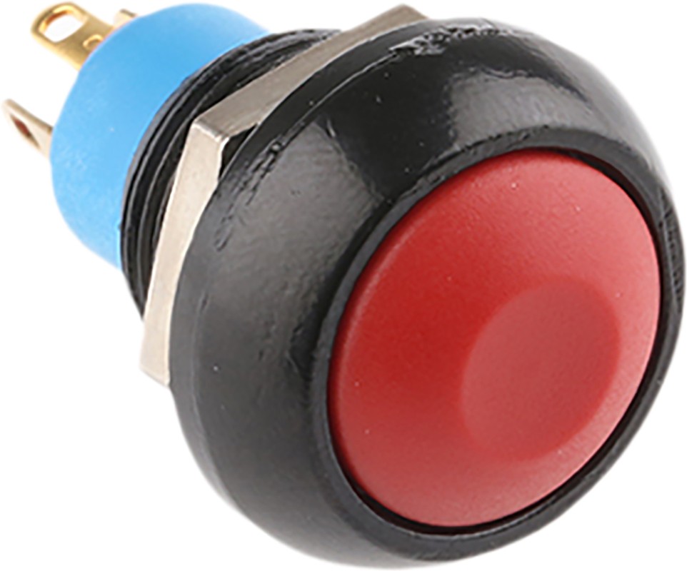 IPR5SAD6, Push Button Switch, Momentary, Panel Mount, 12.9mm Cutout ...