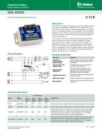 250A, Industrial Relays 3-PHASE VOLTAGE MONITOR/ 190-4, Littelfuse ...