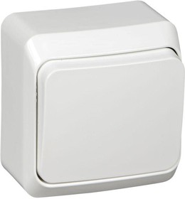Выключатель 1-кл. ОП Этюд 10А IP20 бел. SE BA10-001B, Systeme Electric ...
