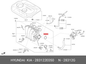 283122E050, Прокладка дроссельной заслонки (8044042137) – купить оптом ...