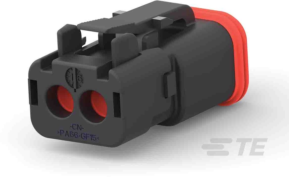 DEUTSCH DT Automotive Connector Plug Black 2 Way DT06-2S-TE32 / 1 ...