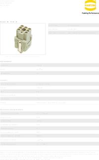 09120073101, Heavy Duty Power Connectors HAN Q FEM INST CRIMP TERM 7C ...