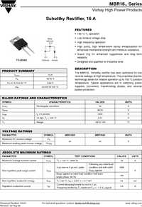 VS-MBR1645, Vishay | купить в розницу и оптом