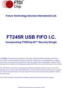 FT245RL-REEL, Преобразователь USB-FIFO реж.Bit Bang EEPRM-1K Ind [SSOP ...