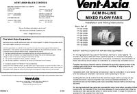 ACM200, ACM200 ACM In Line Extractor Fan, 864m³/h, 38dB(A), Duct Size ...