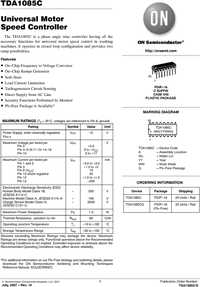 TDA1085C PDIP16, ON Semiconductor | купить в розницу и оптом