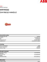 1SCA022381R1050 OHY95J12, Rotary Handle, 1SCA Series, ABB | купить в ...
