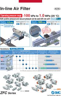 ZFC74, Vacuum Filter - ZFC Series, 5μm, 6 Dia. mm Port Connection ...