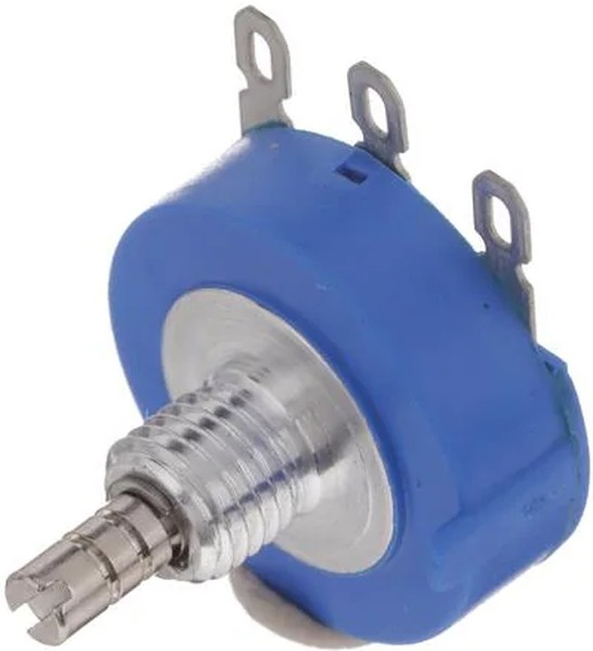 3852C-162-103AL, 10k Ohm 1 Gang Linear Panel Mount Potentiometer None 1 ...