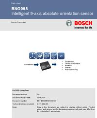 BNO055, Accelerometer, Gyroscope, Magnetometer, 9 Axis Sensor I2C, UART ...