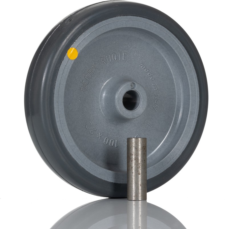 Black Rubber Anti-Static Trolley Wheel, 60kg – купить оптом и в розницу