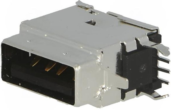 0894858000, USB-A (USB TYPE-A) USB 2.0 Receptacle Connector 4 Position ...