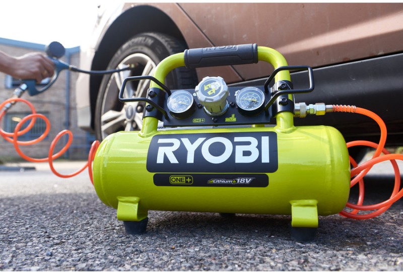 Ryobi kompressor 18v store