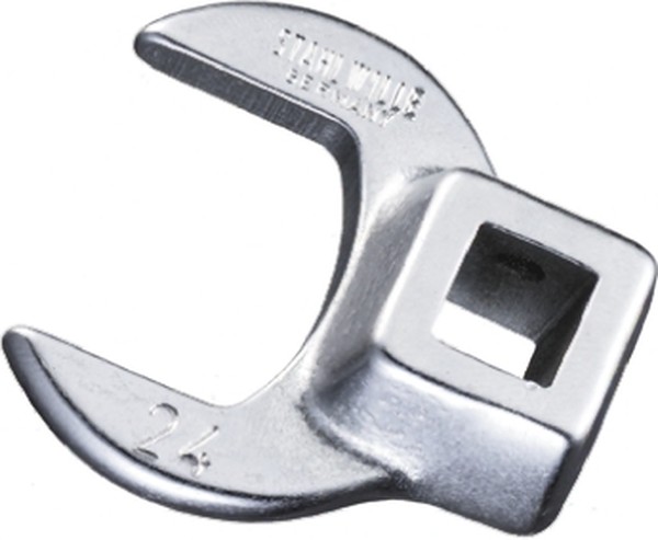 02200014 540 Series Crow Foot Spanner Head 14 mm 3 8in Insert Chrome Finish Stahlwille