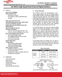 CA-IS3722HS, Цифровой изолятор [SOIC-8], Chipanalog | купить в розницу ...