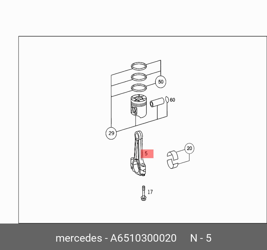 6510300020, ШАТУН ДВИГАТЕЛЯ [ORG] – купить оптом и в розницу