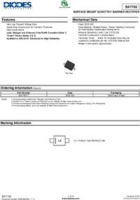 BAT760-7, Диод: выпрямительный Шоттки; SMD; 30В; 1А; SOD323; 235мВт ...
