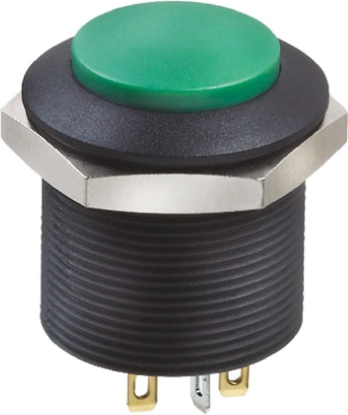 FPAR3D1432B1X, Apem Illuminated Push Button Switch, Panel Mount, 24.2mm ...