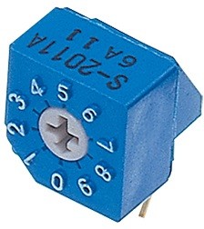S-2031A, Rotary Coded DIP Switch, NIDEC COPAL ELECTRON | купить в ...