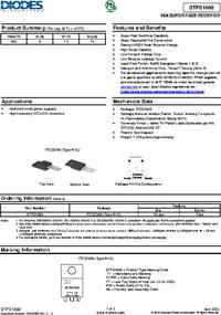 Diodes Inc 600V Rectifier & Schottky Diode, ITO220AB STPS1660 – купить ...