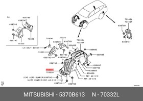 5370B613, Пoдкpылoк – купить оптом и в розницу