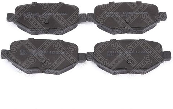 000 705B-SX колодки дисковые задние! с антискрип. пл.\ Ford Explorer 09 ...